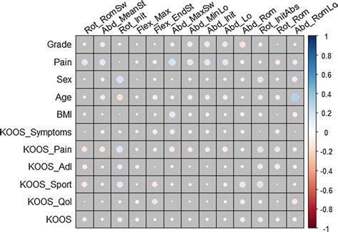 Visualization Of The Correlation Matrix Download Scientific Diagram