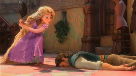 Tangled 2010 Flynn Rider Meets Rapunzel With Her Frying Pan Part 1 4k 2160p Truehd 71