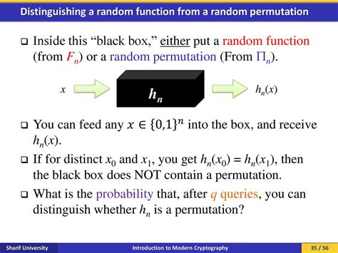 pseudorandom generators functions and permutations ppt download