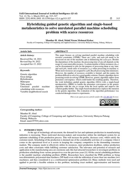 hybridizing guided genetic algorithm and single based metaheuristics to solve unrelated parallel
