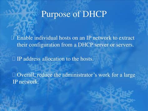 PPT DHCP Dynamic Host Configuration Protocol PowerPoint Presentation
