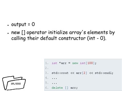 c initialize array size in constructor