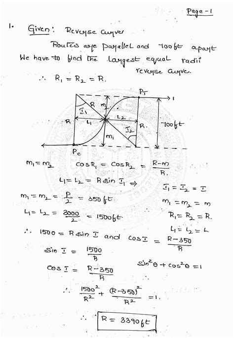 [solved] fundamentals of surveying plate 7 reverse curve 1 a reverse curve is to connect two