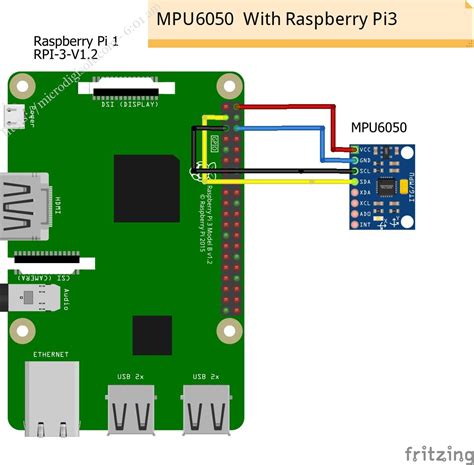 Mpu Gyro Sensor Interfacing With Raspberry Pi Off