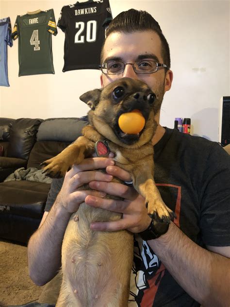 This Is Maggie And This Is The Only Ball She Can Fit In Her Mouth Raww