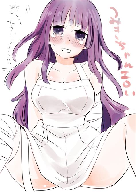 Rule 34 Apron Apron Only Danganronpa Danganronpa 2 Goodbye Despair Embarrassed Nude Nude