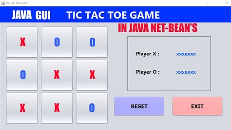 How To Create Tic Tac Toe Game In JAVA NET BEAN S GUI Full