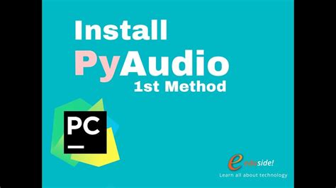 How To Install PyAudio Using Whl File Solved 100 Python YouTube