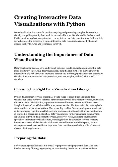 Ppt Creating Interactive Data Visualizations With Python Powerpoint Presentation Id12254532