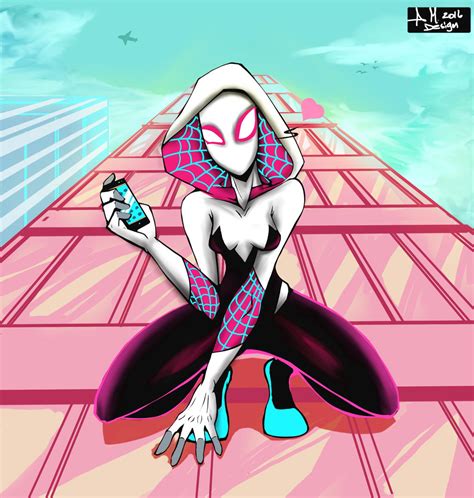 Spider Gwen By Robo Punch On Deviantart