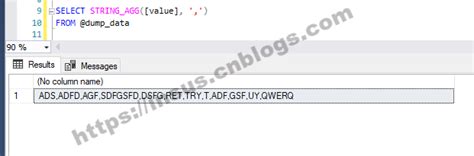ms sql server的string split和string agg函数 insus 博客园