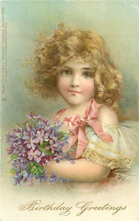 Frances Isabelle Lockwood Brundage 1854 1937 —blonde Girl With Prominent Pink Bow Holding
