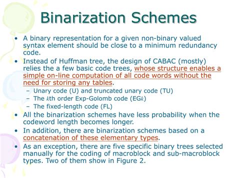 ppt context based adaptive binary arithmetic coding in the h 264 avc video compression