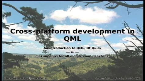 cross platform development in qml youtube
