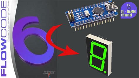 afficheur à 7 segments et arduino nano [ programmer arduino facilement avec flowcode ] youtube