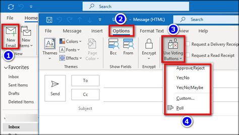How To Create A Poll View Voting Results In Outlook