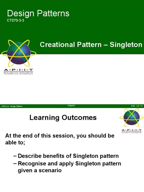 05 1 creational pattern singleton pdf class computer programming object oriented