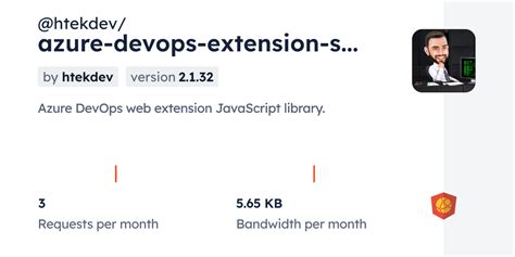 htekdev azure devops extension sdk cdn by jsdelivr a cdn for npm and github