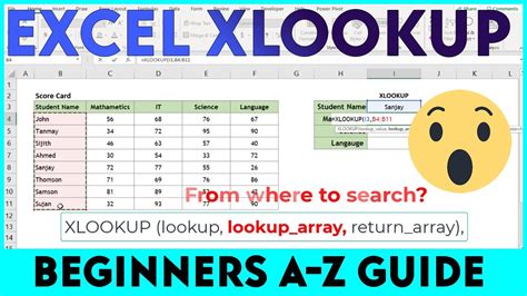 How To Use Xlookup Function In Excel 😱😱 The Best Beginner Guide With 8 Practical Examples Youtube
