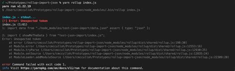 Assert Type Json Results In Error Unexpected Token Issue