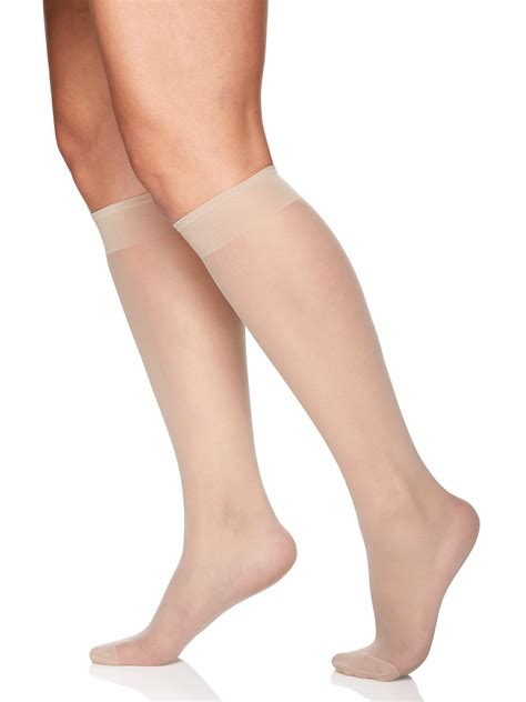Berkshire Queen All Day Sheer Knee High Stocking Reinforced Toe 6451 Berkshire