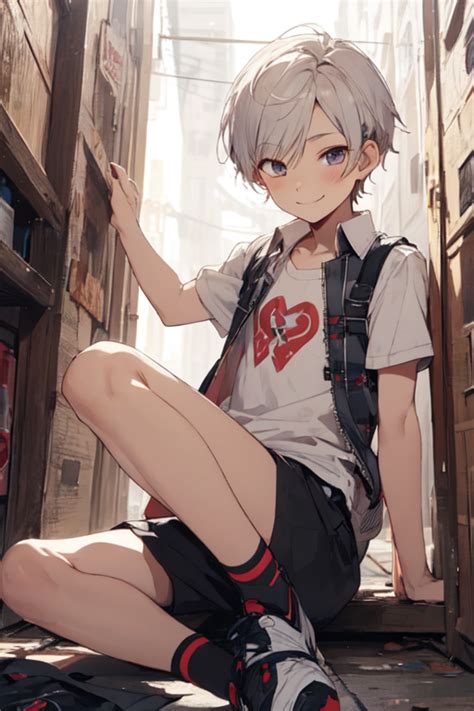 AI Art Shota By HIDE Mu PixAI