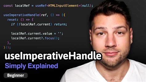 Learn React Hooks UseImperativeHandle Simply Explained YouTube