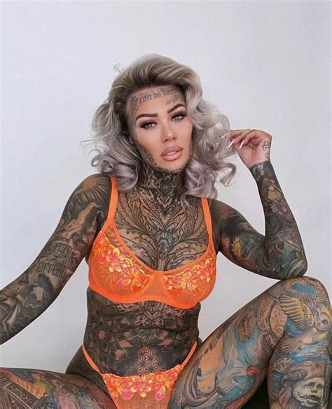 Britains Most Tattooed Woman Plans More Ink And Asks Fans To Guess Where Daily Star
