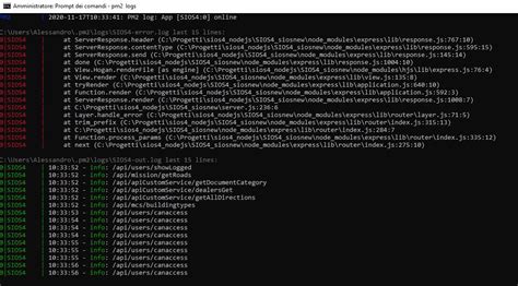 node js why pm2 is fine but pm2 logs is not stack overflow