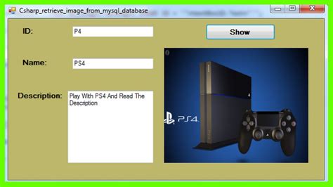 retrieve image from mysql db to a picture box using c hot sex picture