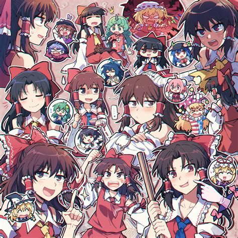 Hakurei Reimu Kirisame Marisa Flandre Scarlet Kochiya Sanae Yakumo Yukari And 10 More