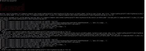 laravel cannot be installed with php 8 stack overflow