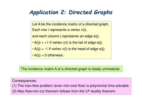 ppt totally unimodular matrices powerpoint presentation free download id 279058