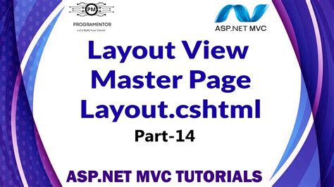 14 layout view in asp mvc master page layout cshtml asp mvc tutorials hindi