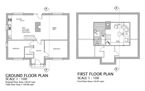 2 Storey House Floor Plan With Dimensions NBKomputer