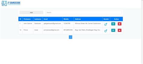 crud vue js project with source code
