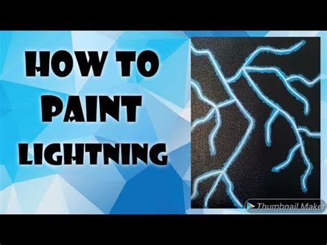 How To Paint Lightning Tutorial YouTube