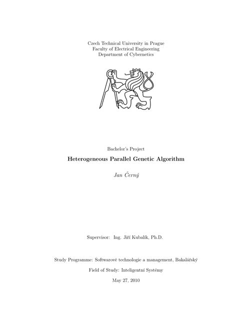 pdf heterogeneous parallel genetic algorithm