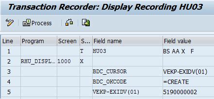 ABAP CALL TRANSACTION USING BDC Spider S Web