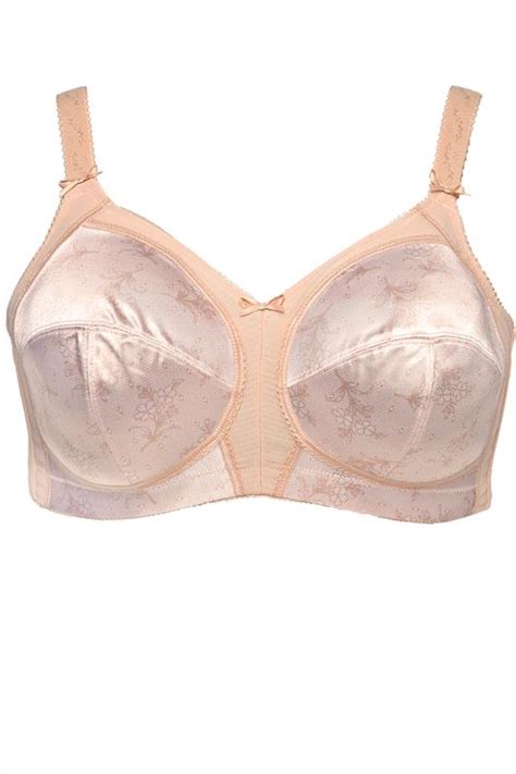 Goddess Nude Floral Lace Print Soft Cup Clara Bra