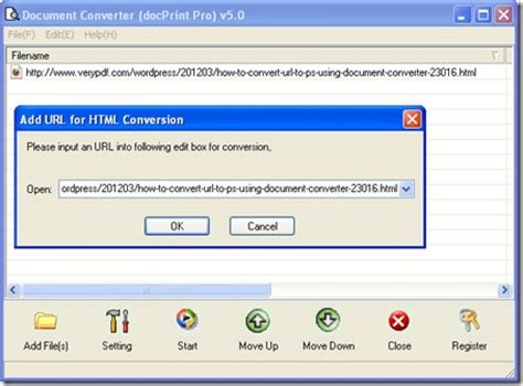 How To Convert To Postscript File Using Document Converter