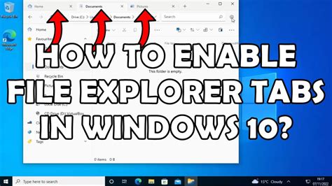 Windows Feature In Windows How To Enable File Explorer Tabs