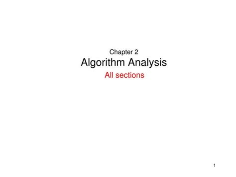ppt chapter 2 algorithm analysis powerpoint presentation free download id 2912454