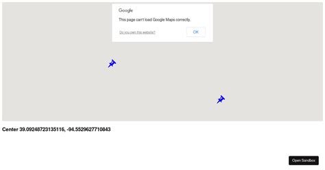 React Google Maps API Forked Codesandbox