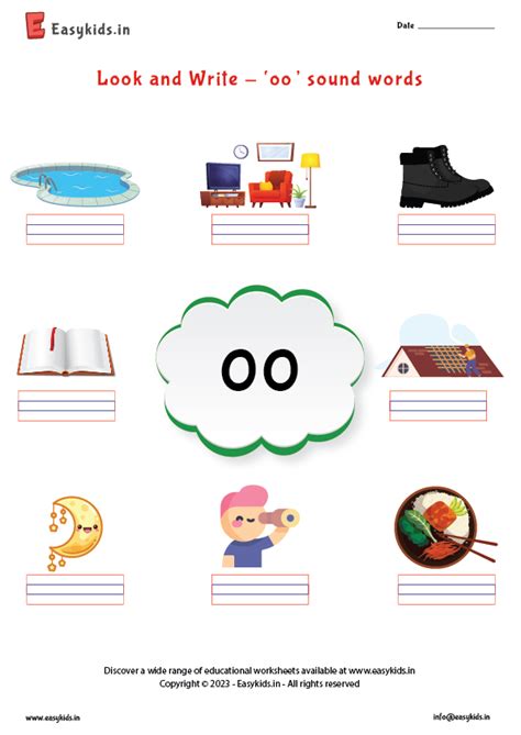 Froot Loop Worksheet For Oo Words The Measured Mom Worksheets Library