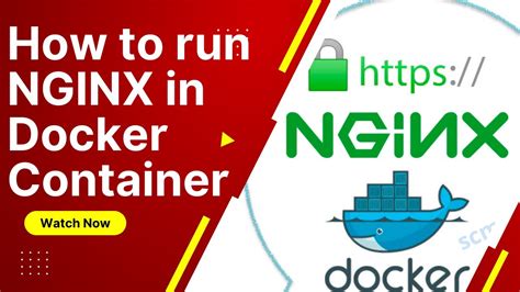 how to run nginx in docker container nginx inside docker how to deploy nginx with docker