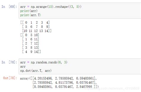 numpy ndarray：多维数组对象（使用jupyter notebook进行探索） jupyter notebook中怎么查看数组内容 csdn博客