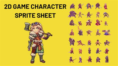 Create 2d Pixel Sprite Sheet Pixel Game Art Pixel Art Animation Rpg