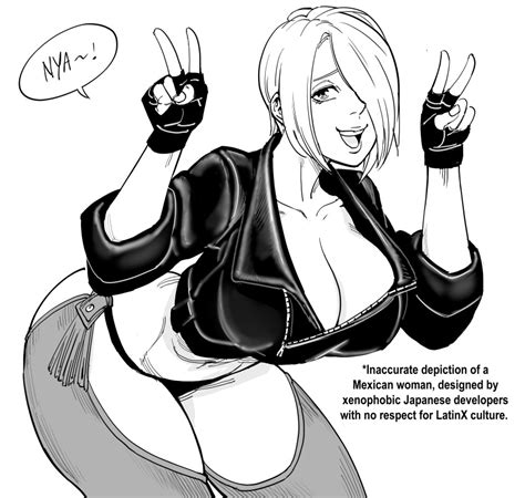 Bb Baalbuddy Angel Kof The King Of Fighters Absurdres Commentary English Commentary
