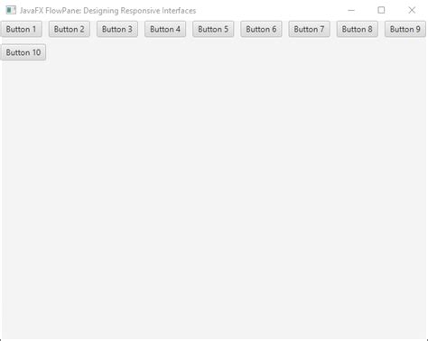 Javafx Flowpane Designing Responsive Interfaces